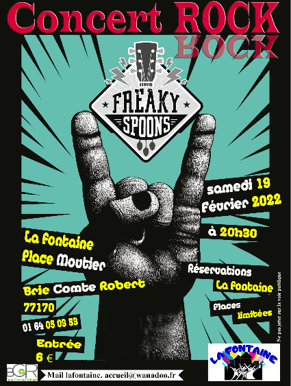 TRAVERSÉE DE SCÈNE – CONCERT « FREAKY SPOONS » - La Fontaine